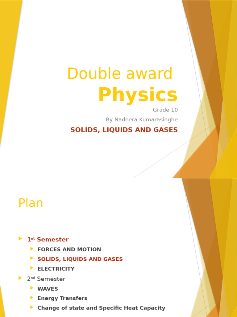 DA Physics 10 Density | PDF