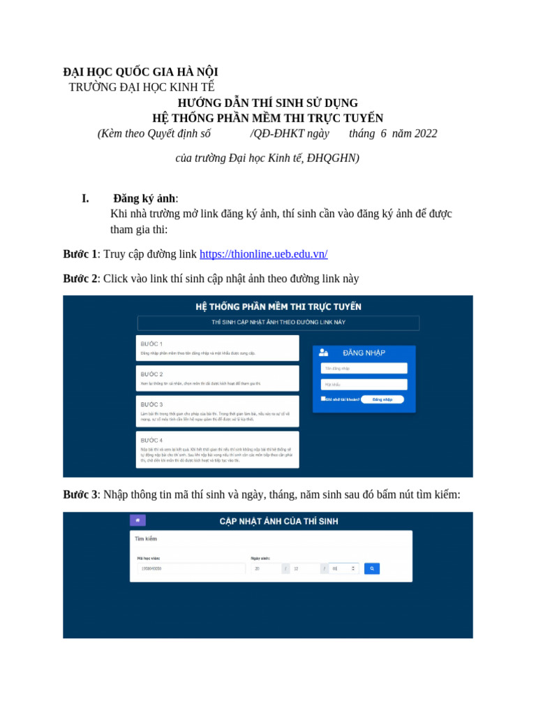 Kèm 2246 Qui Định Tổ Chức Thi TT Sử Dụng Thiết Bị Giám Sát Thi - HD Sử Dụng | PDF