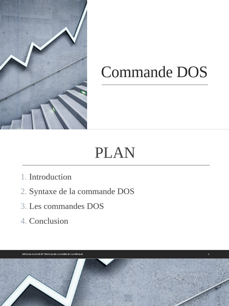 Bouchra Gadabi Ppt Dos | PDF | Interface en ligne de commande | DOS