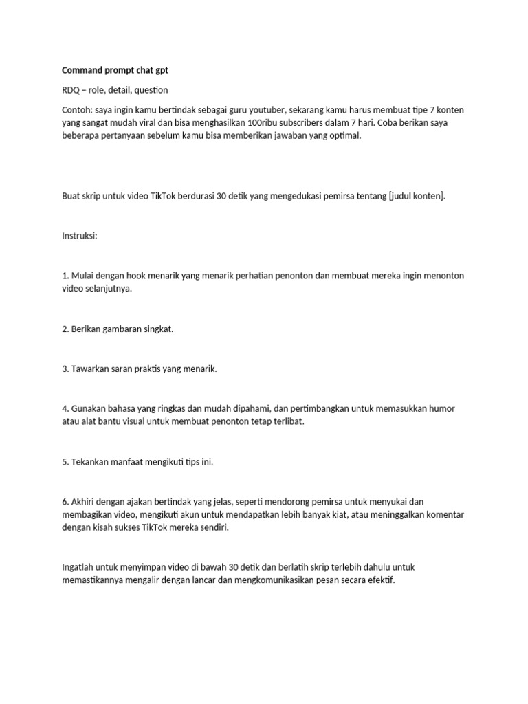 Command prompt chat gpt | PDF