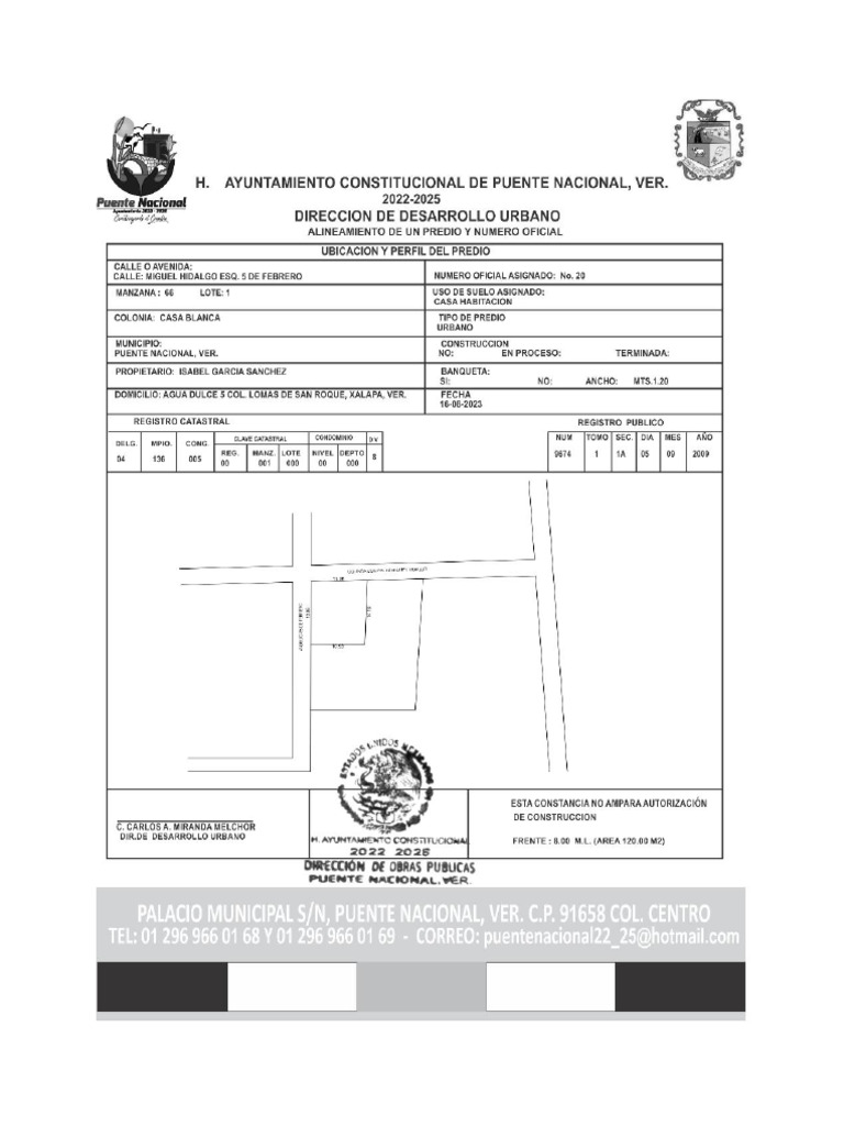 ALINEAMIENTO Y NUMERO OFICIAL (3) | PDF