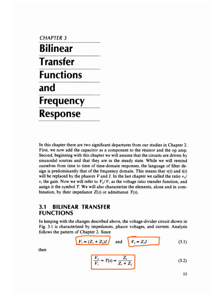 Bilinear TF | PDF