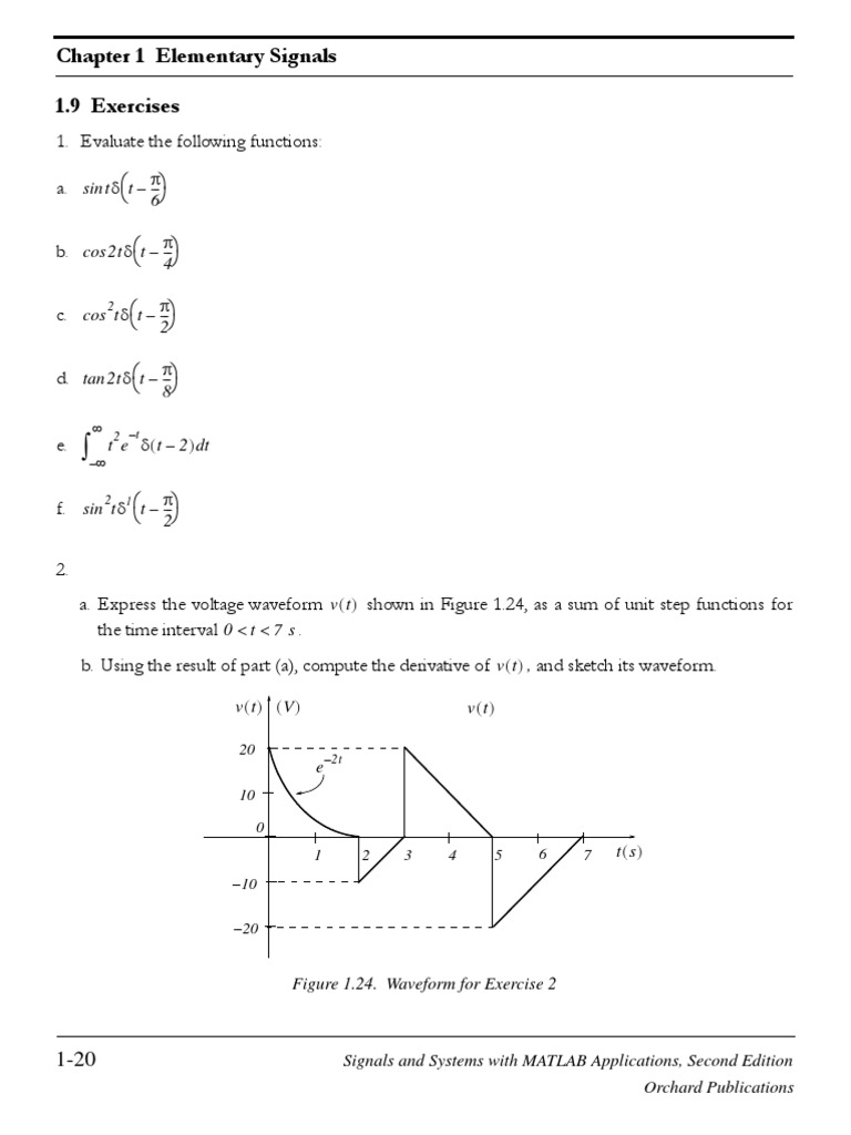 Ex Signal and System | PDF | Teaching Methods & Materials | Technology ...