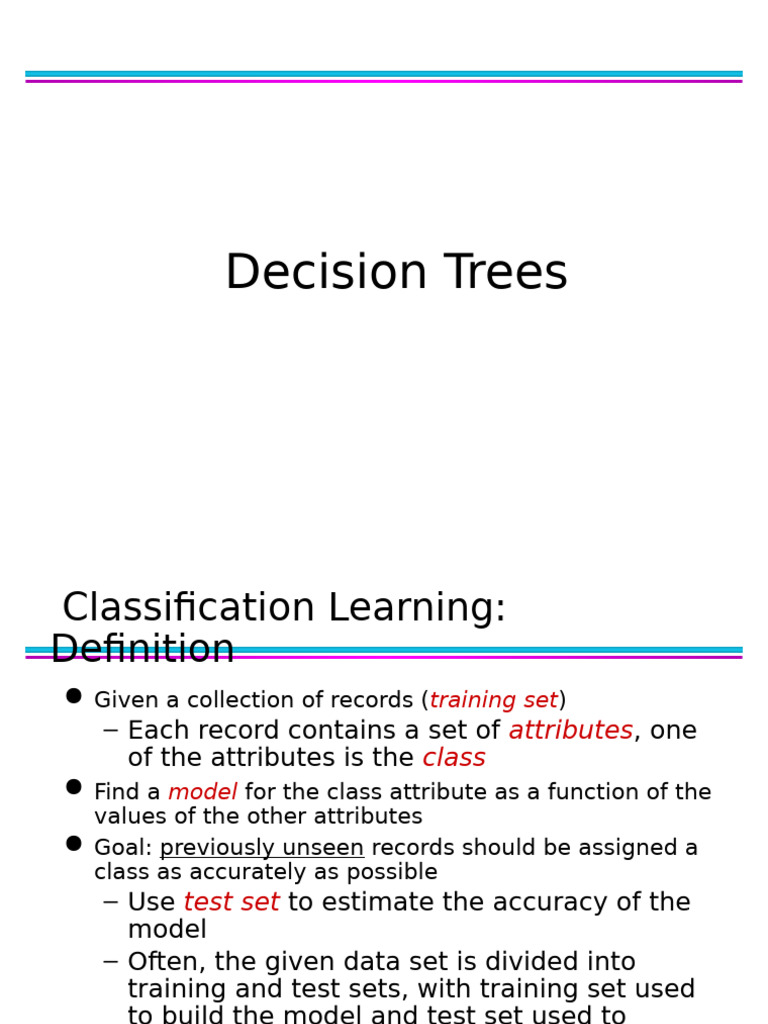Machine - Learning - Lecture - 08 - Decision Tree Learning | PDF ...