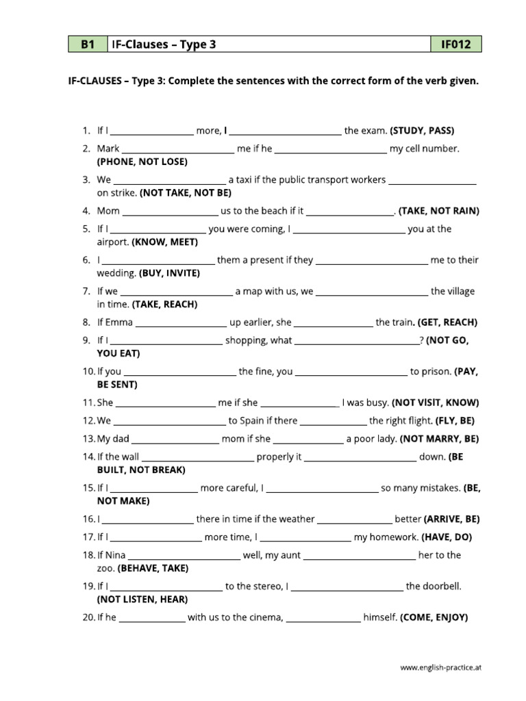 3rd Conditional 2 | PDF