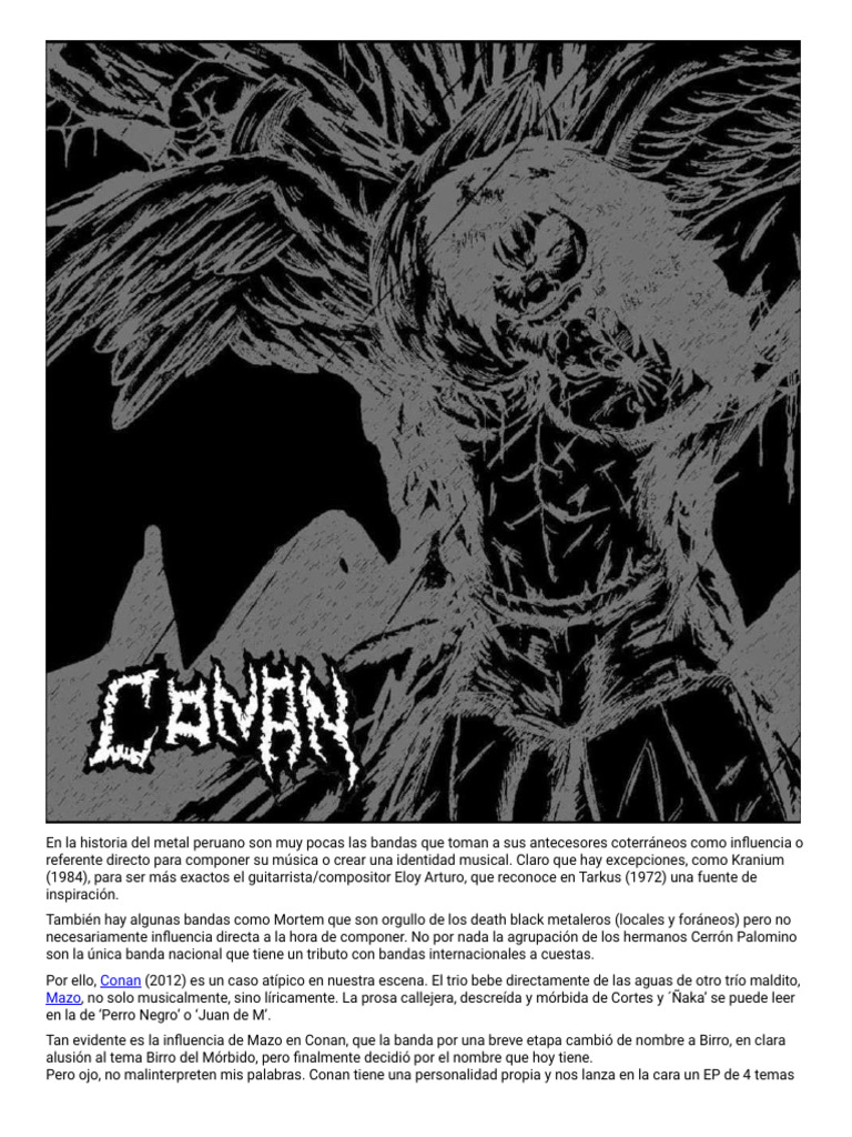 Conan Doom | PDF | Música heavy metal | Música contemporánea