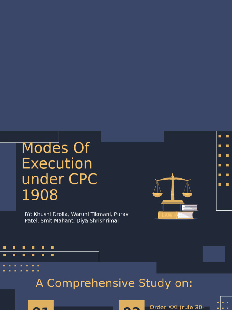 Modes of Execution | PDF