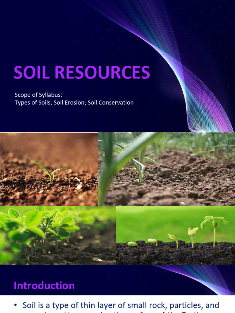 Soil Types, Erosion, and Conservation | PDF | Soil | Erosion
