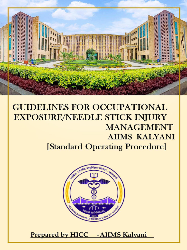 SOP For Occupational Exposure NSI Management Compressed | PDF | Medical ...