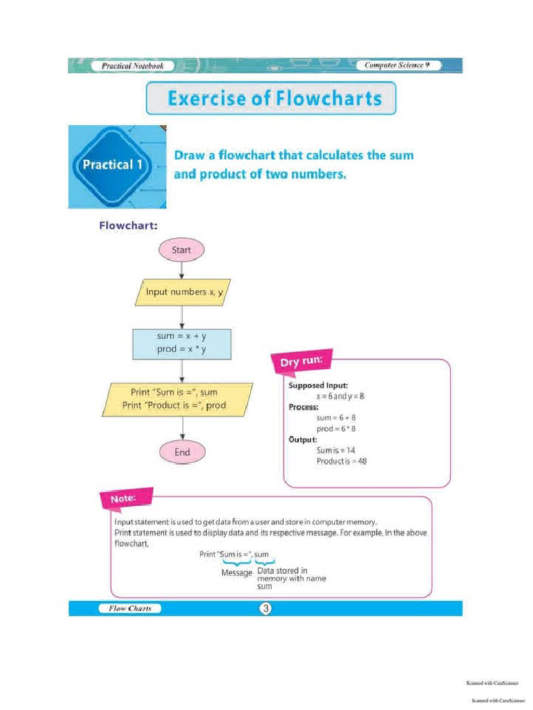 10th Computer Sc. Practicals. Most Important Flowcharts and C Programs and Viva Questions for ...