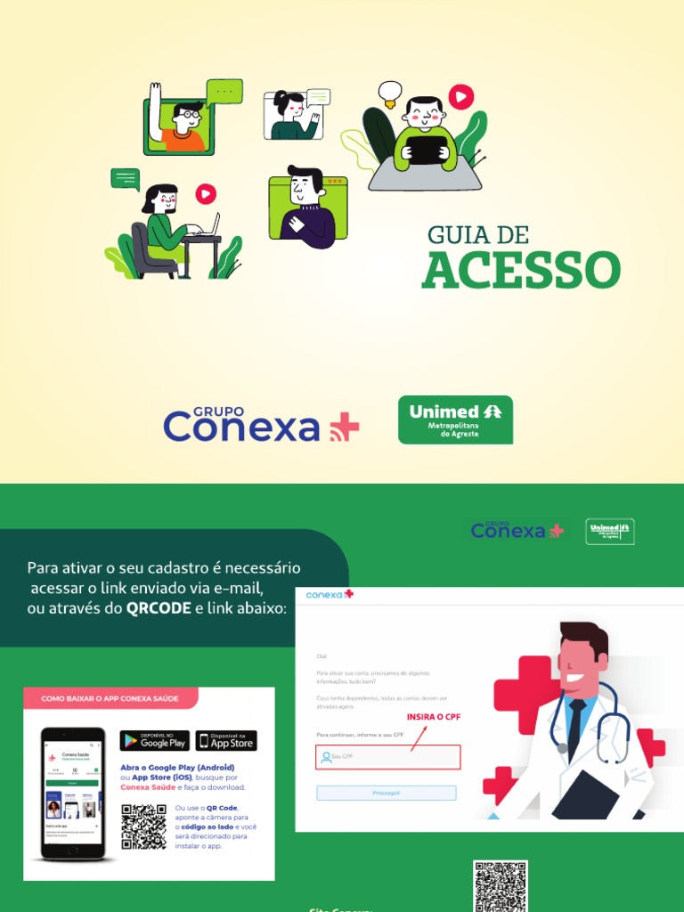 GUIA DE ACESSO CONEXA SAUDE Psico e Fono | PDF