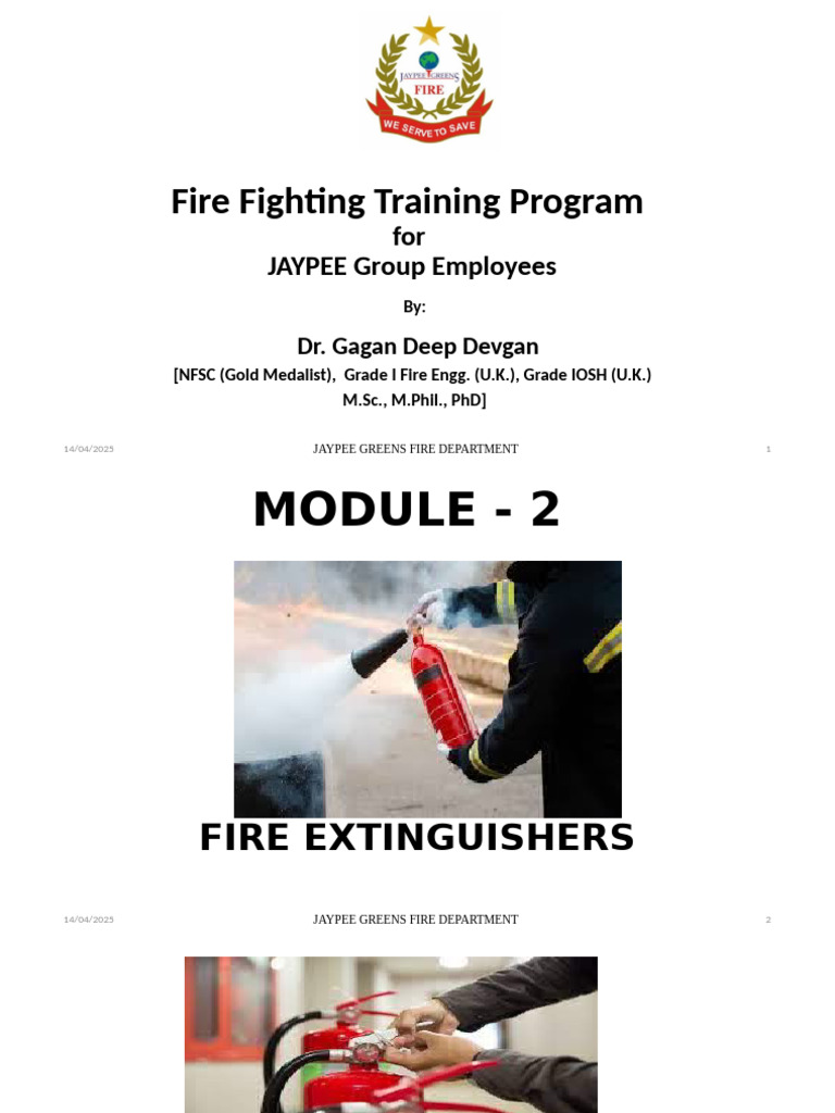 Module 2 (Fire Extinguishers) | PDF | Chemical Compounds | Chemistry