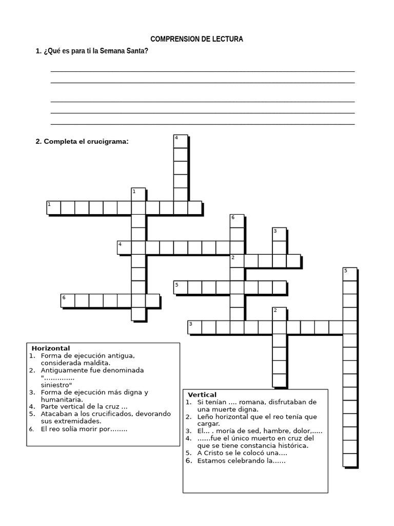 Comprension De Lectura Pdf