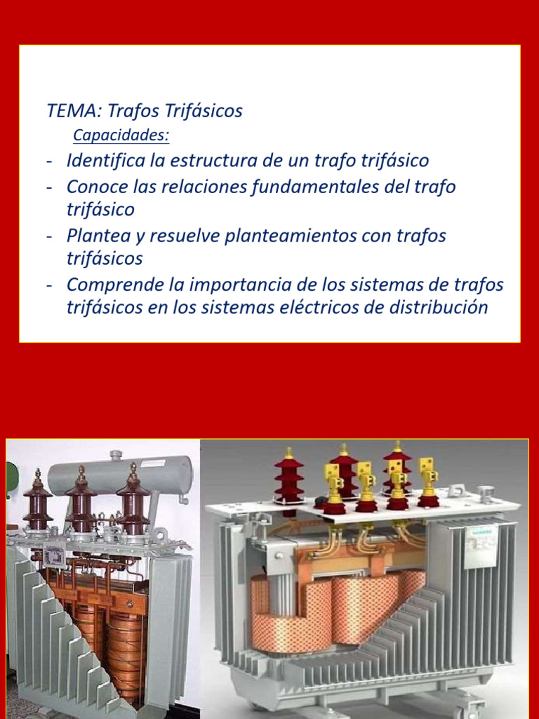 Trafos Trifásicos | PDF | Transformador | Equipo