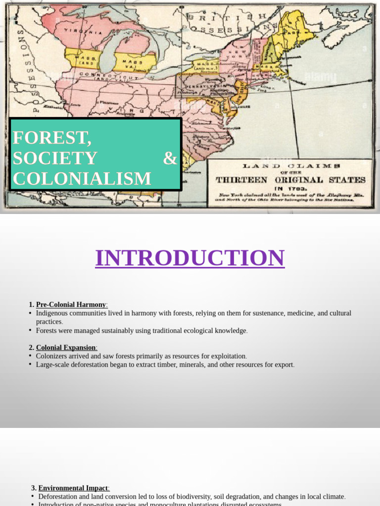 Forest, Society and Colonialism | PDF | Deforestation | Forests