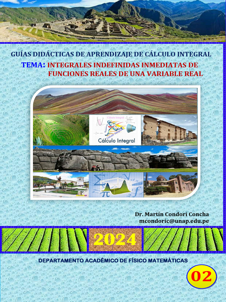 Guias 02 - Integral Indefinida Inmediatas - 1er 2do - 3er y 4to - Grupo ...