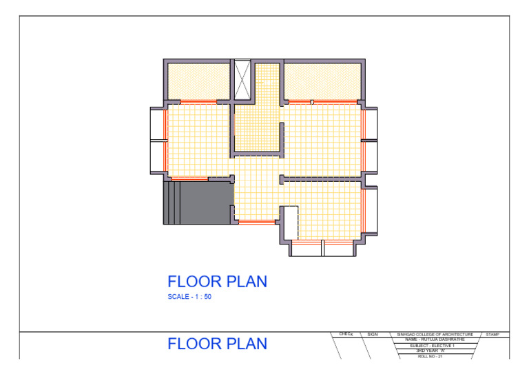 Drawing1.Dwg Elective-Model Florring Final | PDF