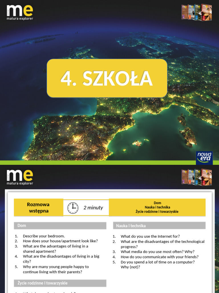 Matura Ustna Prezentacja Szkola | PDF