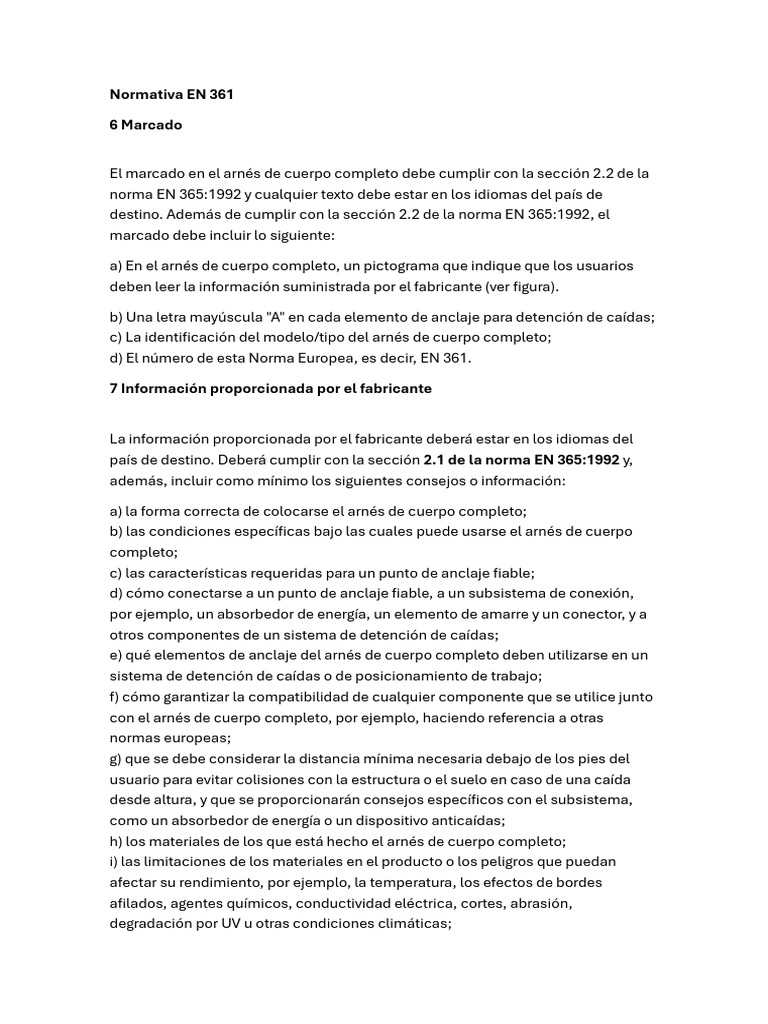 Normativa en 361 | PDF