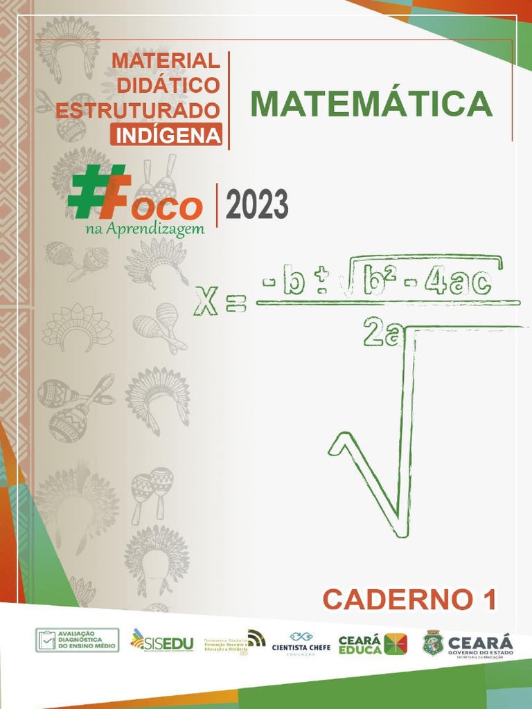 Matemática Escola Indígena Caderno 1 | PDF | Exponenciação | Milho