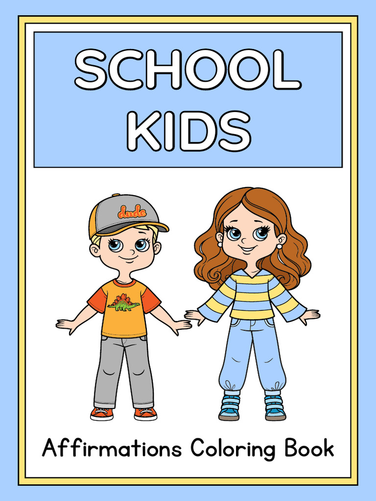 Kids Affirmations Coloring Book | PDF