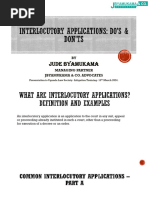 Interlocutory Applications Explained | PDF | Lawsuit | Interlocutory Appeal