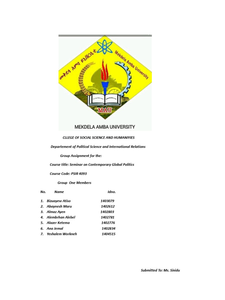 Seminar Group One Assignment11 | PDF | Cyberwarfare | Security