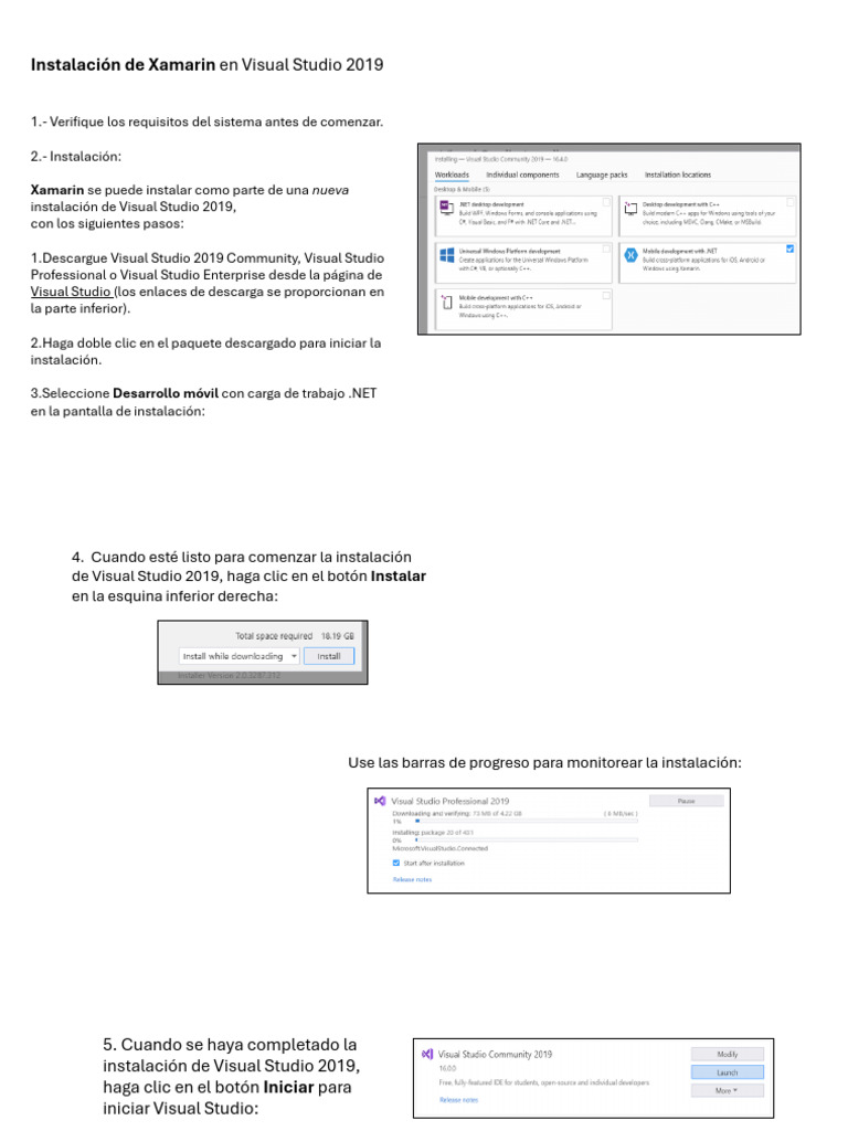 GUIA_INST_XAMARIN_ | PDF