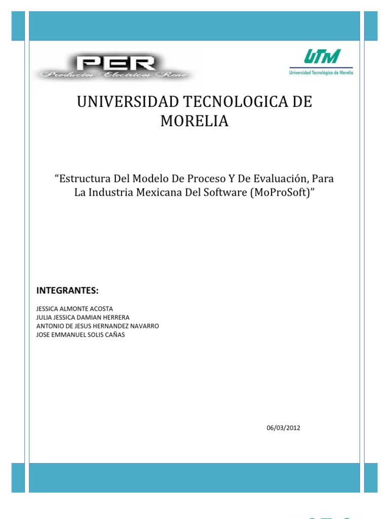 Estructura de Moprosoft | PDF