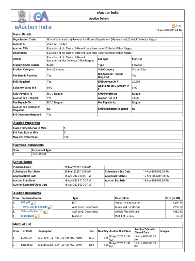 EAuction India | PDF | Auction | Pricing