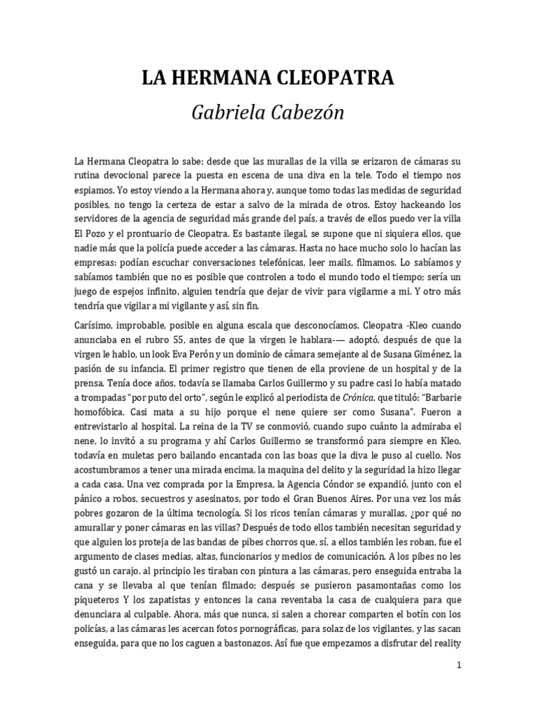 Cuento 2 La Hermana Cleopatra | PDF | Oración | María, madre de Jesús