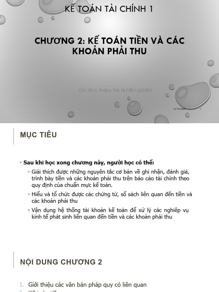 KTTC1-CHƯƠNG 2 | PDF