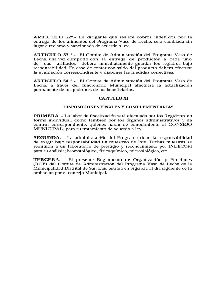 Articulo 52º. | PDF
