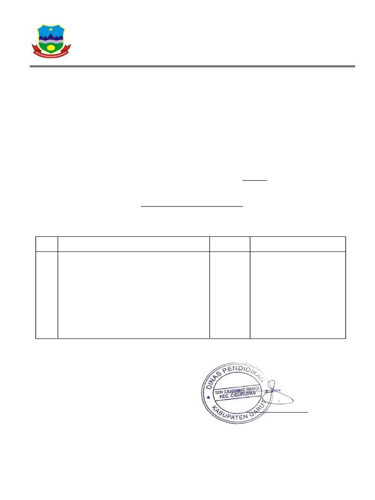 Pengantar SK KGB 2025 | PDF