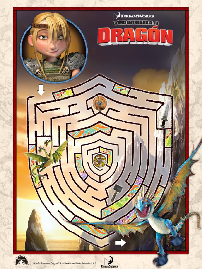 Httyd Maze Nadder Astrid | PDF