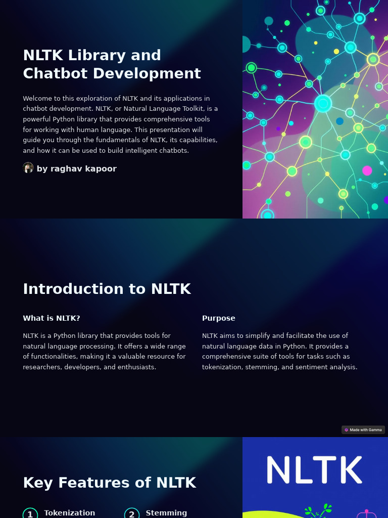 NLTK Library and Chatbot Development | PDF | Usability | Cognitive Science
