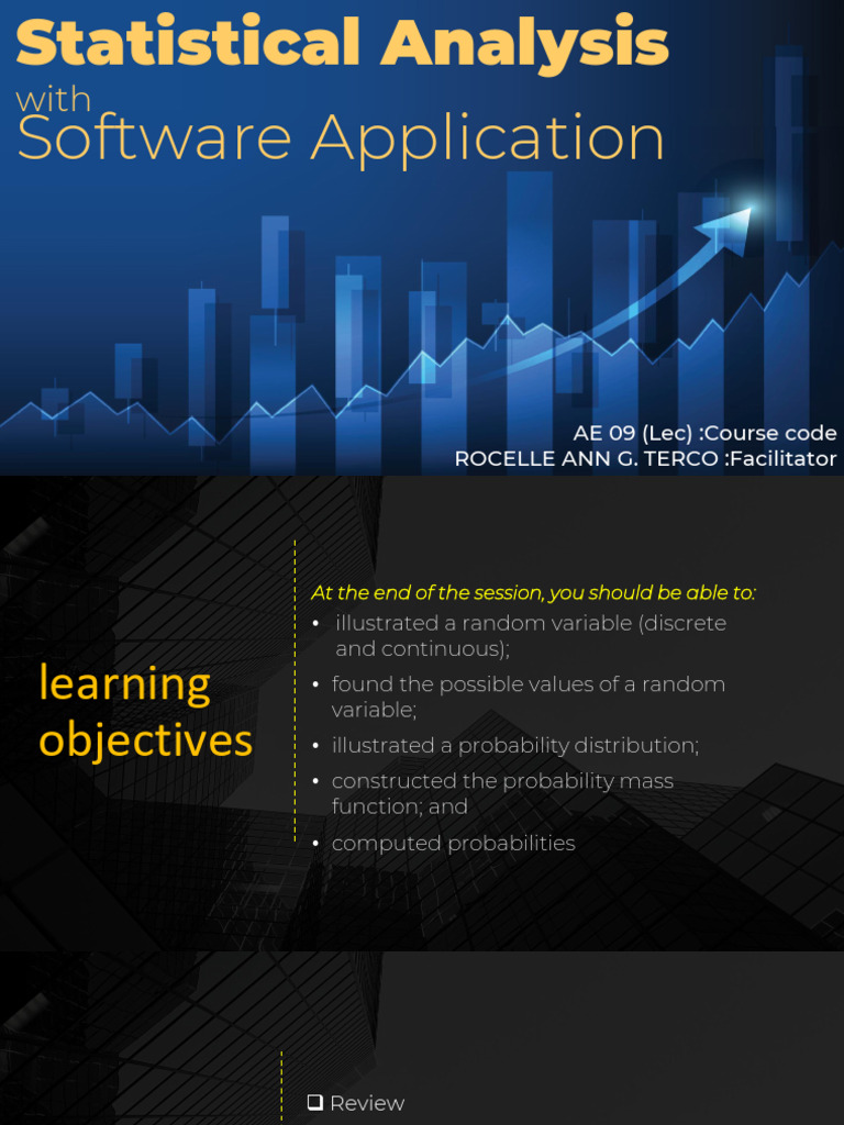 AE 09 Lecture (Chapter 5) Discrete Probability Distribution | PDF ...