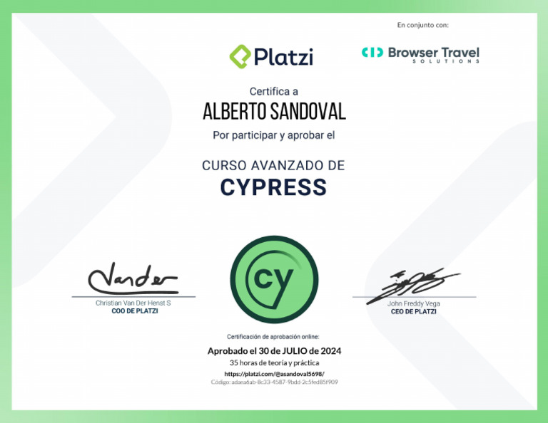 Diploma Cypress Avanzado | PDF