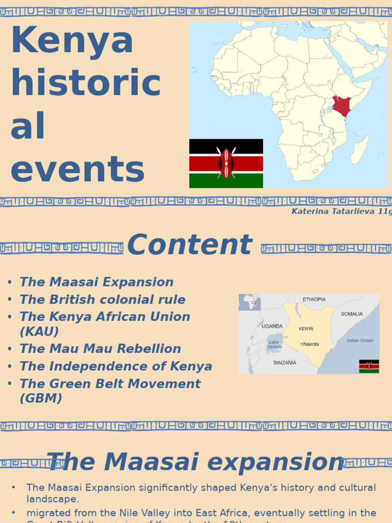Key Historical Events in Kenya | PDF | Kenya | Africa