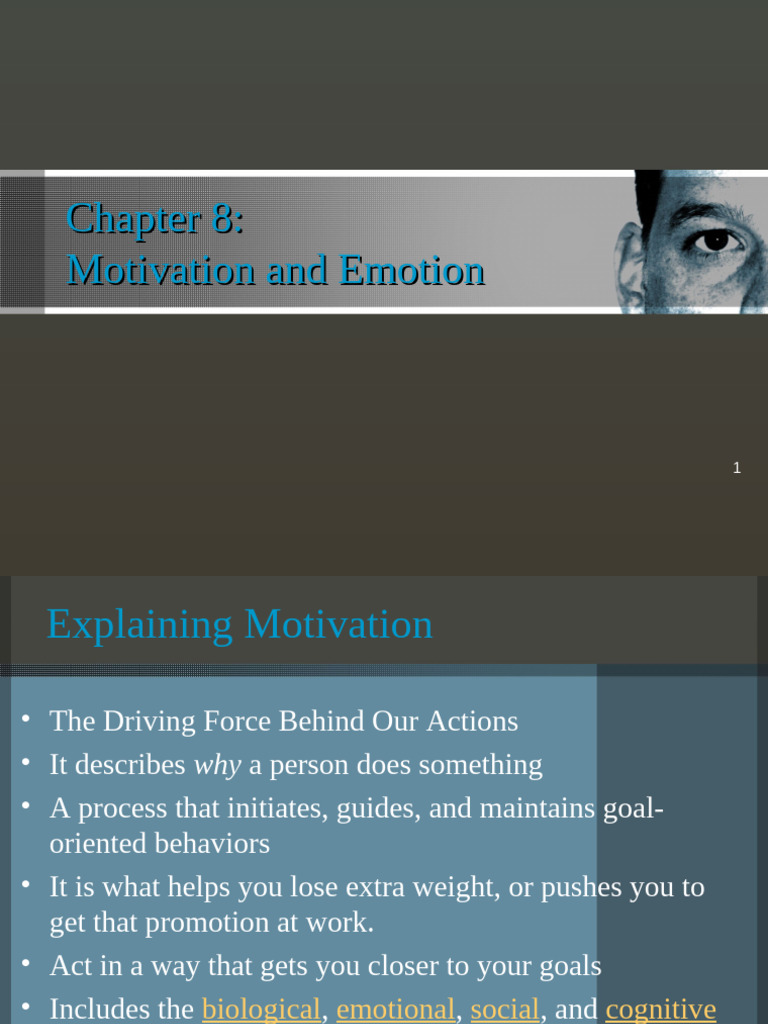 Understanding Motivation and Emotion | PDF | Emotions | Motivational