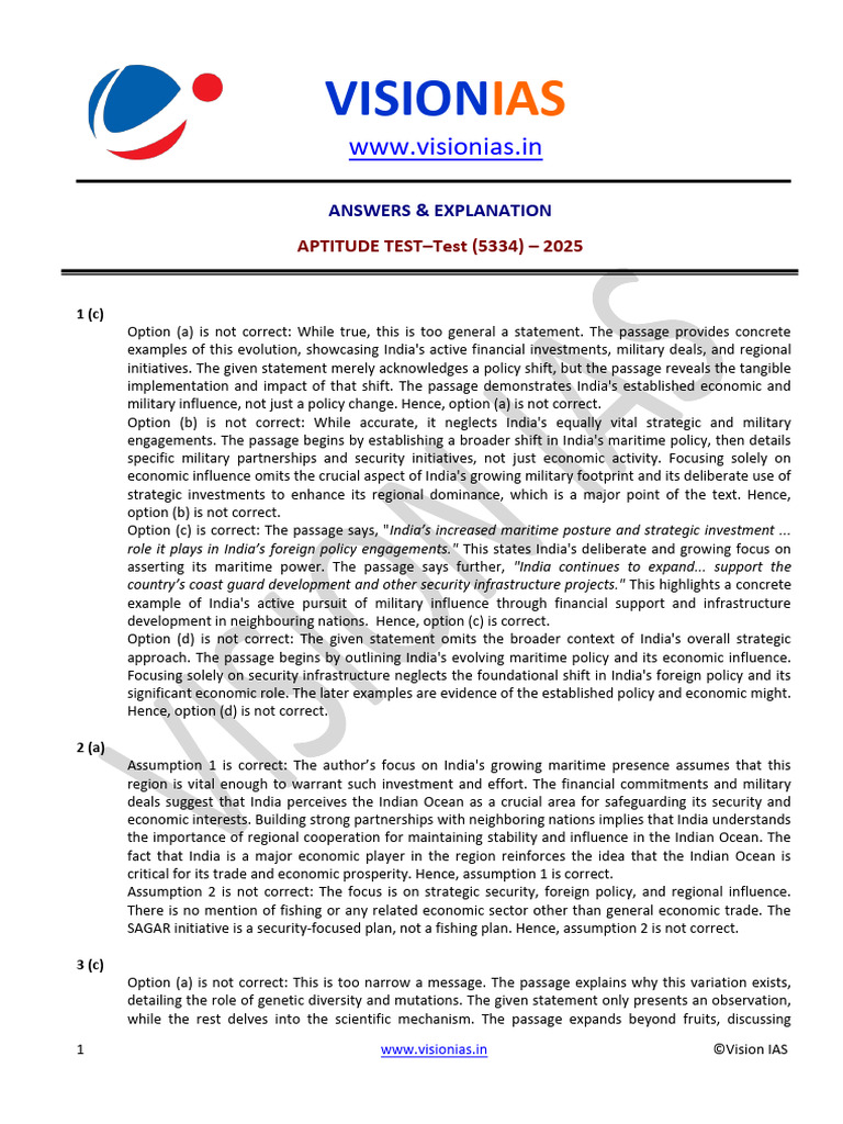 Solution - SIAC TEST NO-53 | PDF | Mutation | Genetics