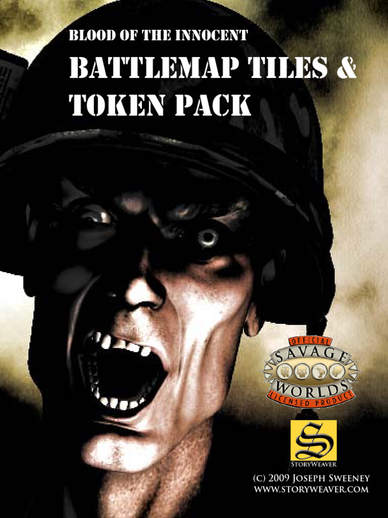 Savage Worlds - Horror Adv - Blood of The Innocent - Battlemap Tiles & Token Pack | PDF