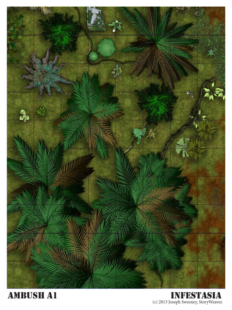 Savage Worlds - Horror Adv - Infestasia - Battle Maps | PDF