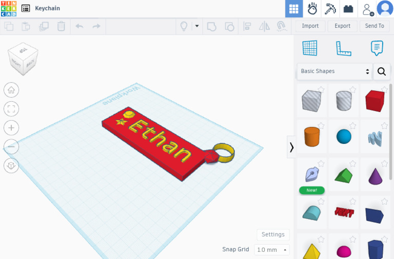 Designing A Keychain in Tinkercad - YouTube | PDF