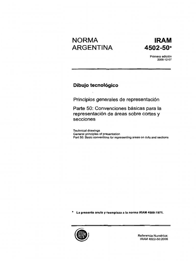Iram 4502-50 | PDF