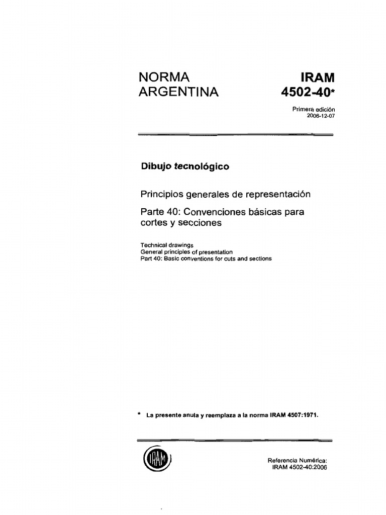 Iram 4502-40 | PDF
