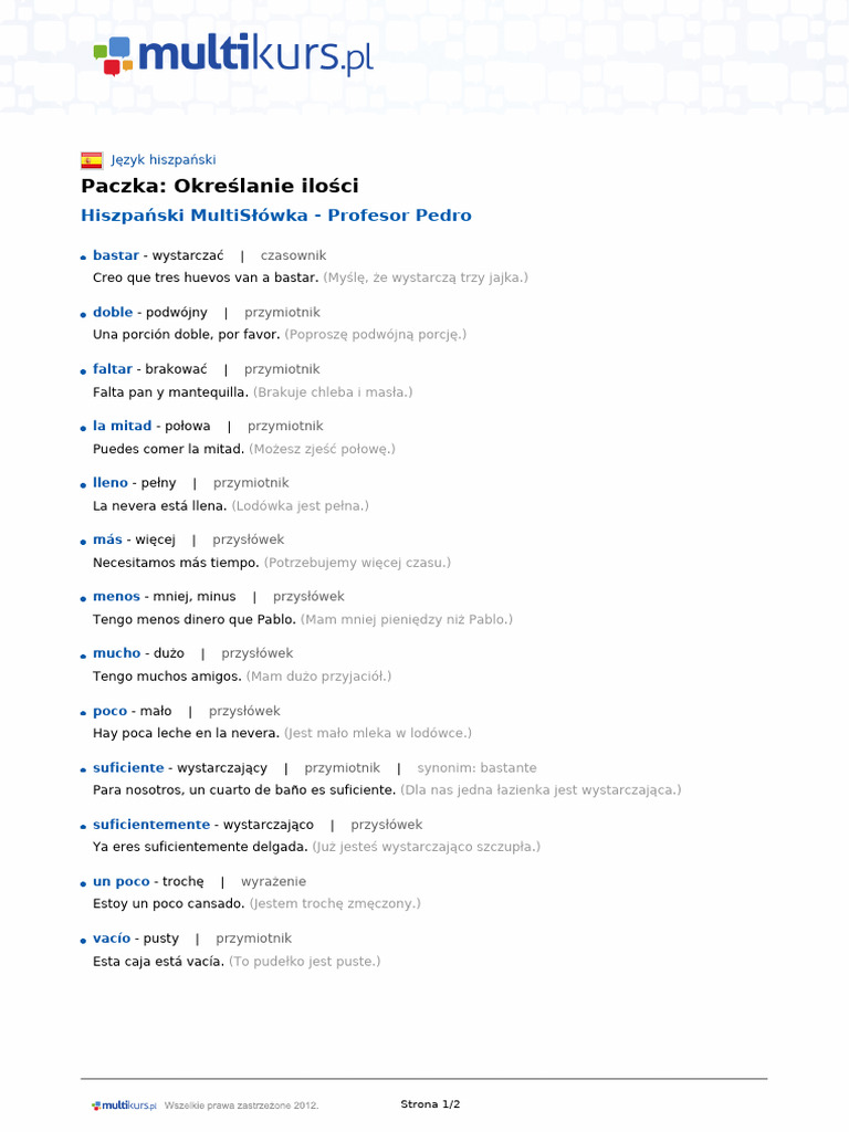 Paczka Okrelanie Iloci A1 | PDF