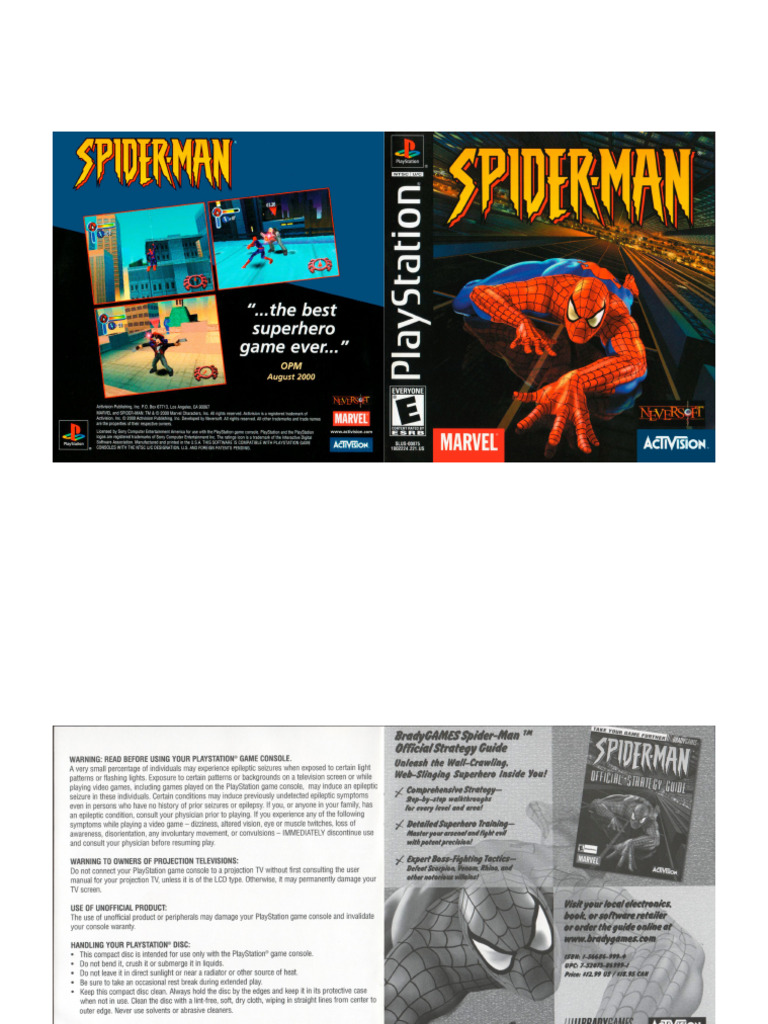 SPIDER MAN PS1 1 CARTA | PDF