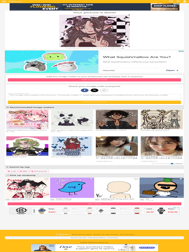 Character Maker Picrew - The Character Maker & Creator 3 | PDF