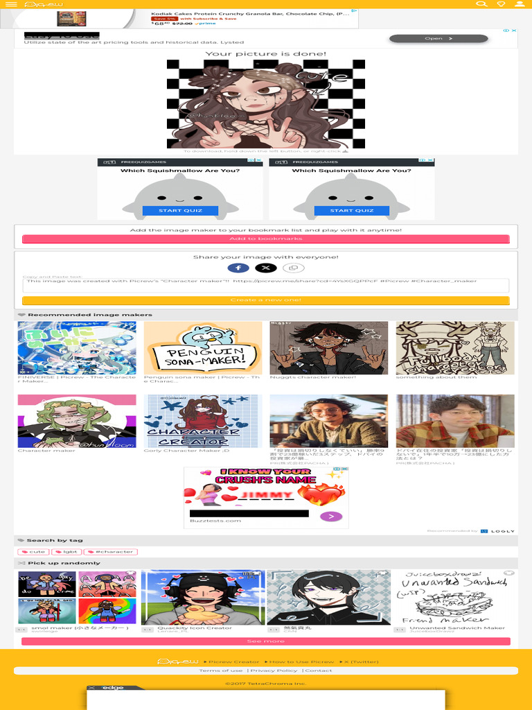 Character Maker Picrew - The Character Maker & Creator 2 | PDF